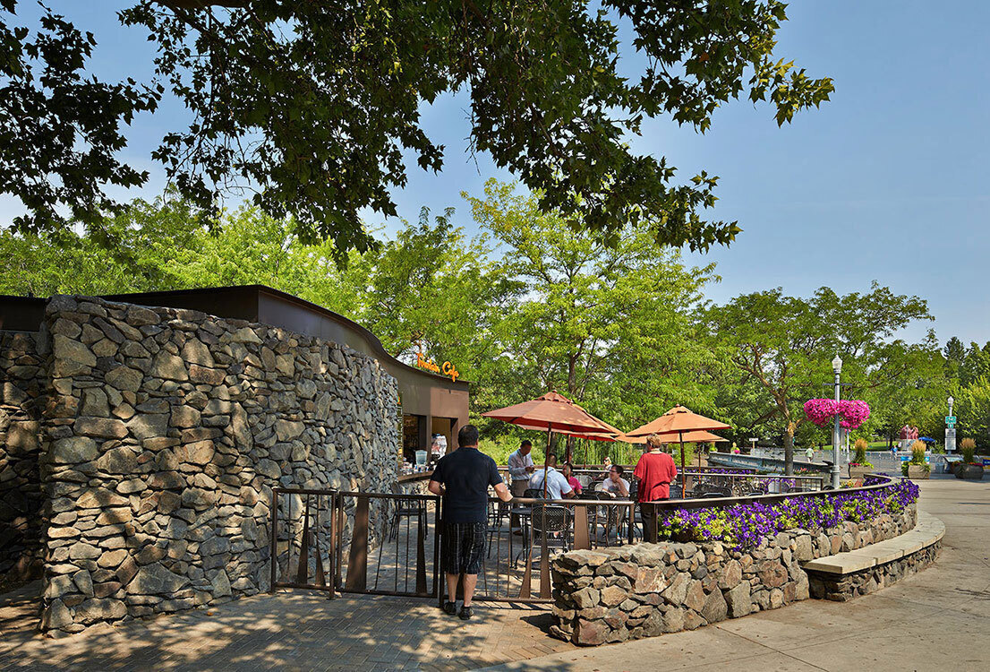 Riverfront Park Fountain Cafe - NAC Architecture